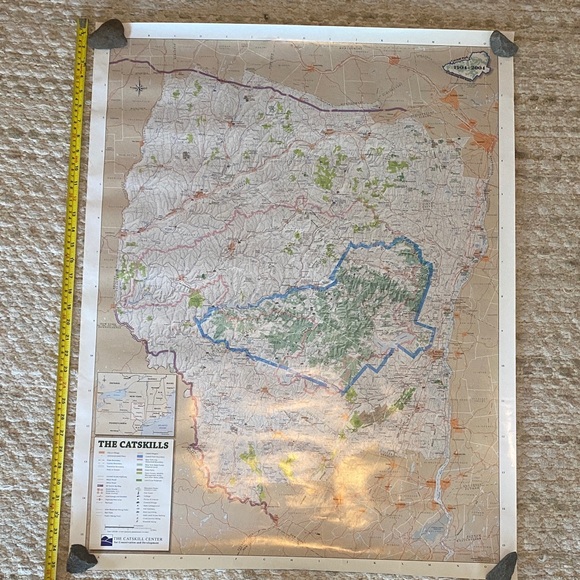 Wall Decor | Catskills Map Poster | Poshmark